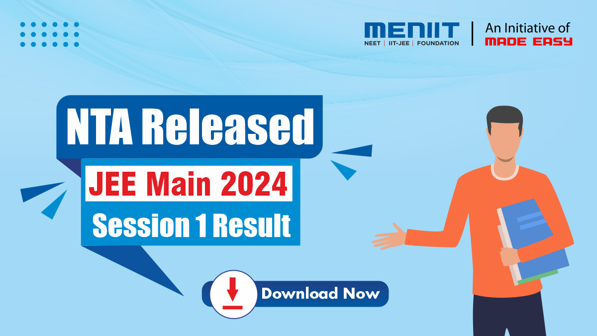 NTA Released JEE Main 2024 Session 1 Result